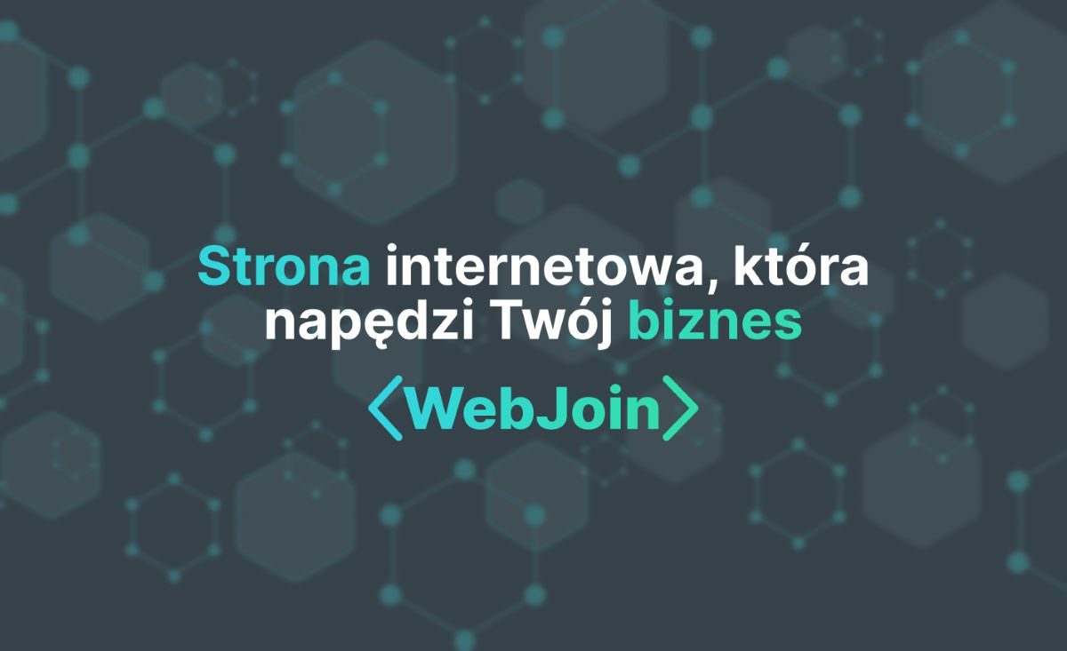 Web Join - Nowoczesne strony internetowe i sklepy – Tworzenie stron